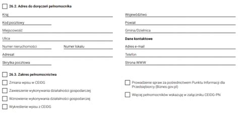 Wzór Ceidg 1 Wniosek O Założenie Działalności 2024