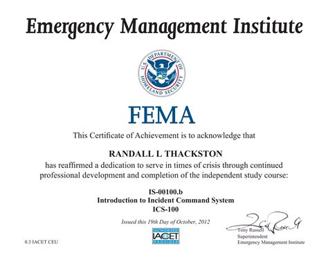 Fema Fire Class Is100b Incident Command System Ppt