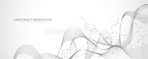 Digital Abstract Connection Dots And Lines Network Connection Structure Technology Polygonal