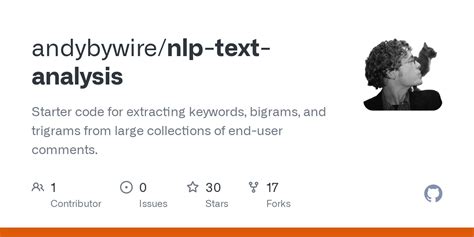 Github Andybywirenlp Text Analysis Starter Code For Extracting