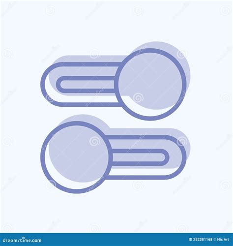 Icon Multiple Switches Suitable For Web Interface Symbol Two Tone Style Simple Design