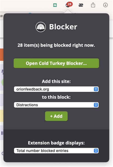 Not Compatible With Cold Turkey Blocker And Stayfree Blocker Chrome