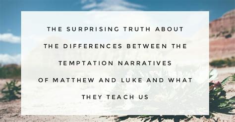 The Surprising Truth About The Differences Between The Temptation