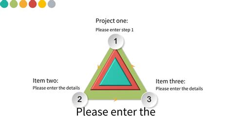 Triangle With Four Different Colors Google Slide Theme And Powerpoint Template Slidedocs