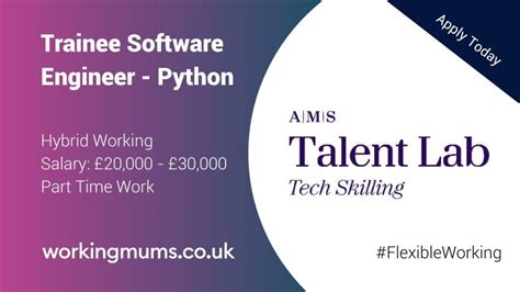 Uk Candidate Hub On Linkedin Trainee Software Engineer Python Job With Ams