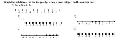 Solved Graph The Solution Set Of The Inequality Where X ﻿is