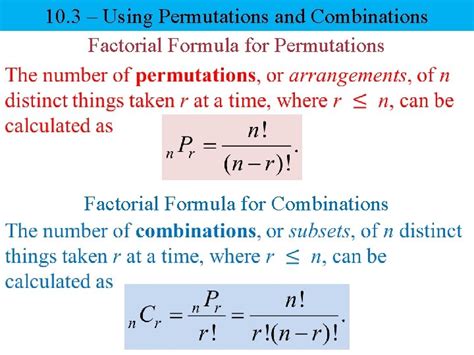 Using Permutations And Combinations Permutation The Number Of