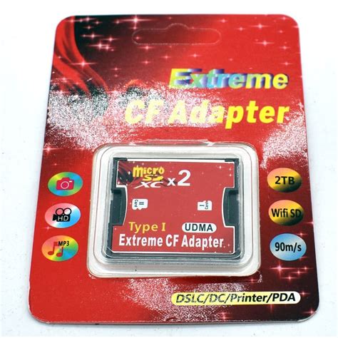 CF Adapter SD Card to CF Card Micro SD เปน CF Compact Flash มแบบใหเลอก Shopee Thailand