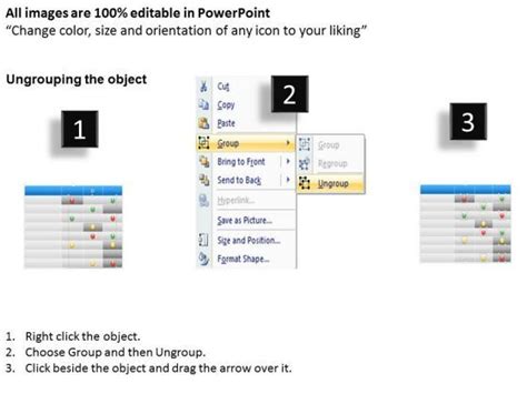 Business Diagram Comparison Of Work Information Strategic Management