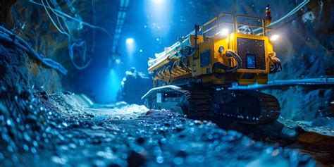 Premium Photo Deep Sea Mining Operation Captured By Underwater Image As Rov Extracts Minerals