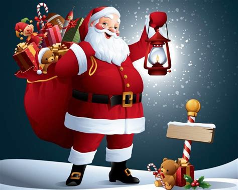 Christmas Santa Claus Wallpapers Wallpaper Cave
