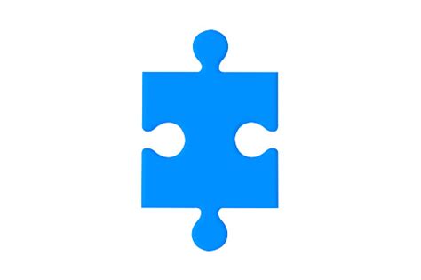 흰색 배경에 고립 된 퍼즐 흔들림 조각 3d 렌더링 0명에 대한 스톡 사진 및 기타 이미지 0명 3차원 형태 개념 Istock