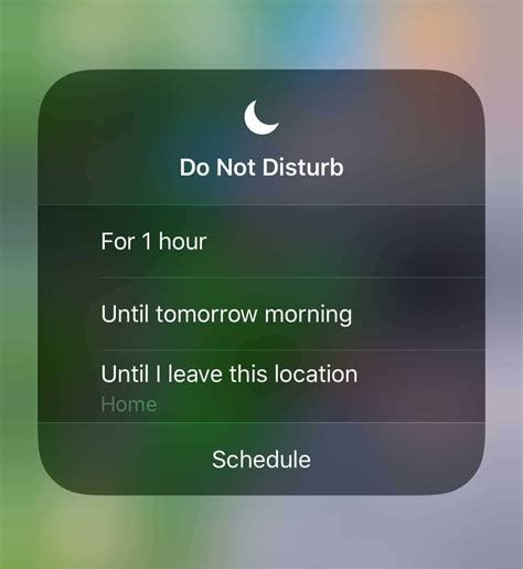 Whats New In Do Not Disturb On IOS