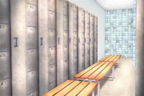 Background Generic Locker Room Ver 2 By CherryCater On DeviantArt