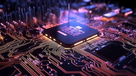 Premium Ai Image A Computer Processor With Millions Of Connections