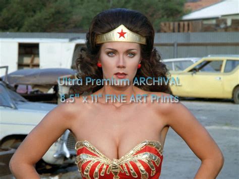 Wonder Woman Lynda Carter Boobs Pressed Tightly Fine Art Archival Photo