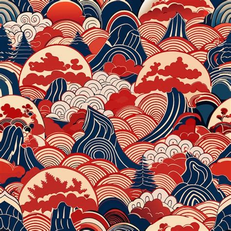 Japanese Style Patterns Vectors And Illustrations For Free Download Freepik