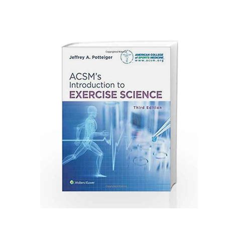ACSM S Introduction To Exercise Science By Potteiger J A Buy Online ACSM S Introduction To