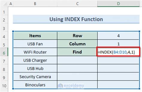 How To Get Cell Value By Address In Excel 6 Simple Methods