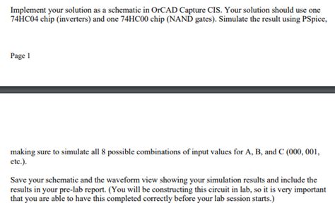 Pre Lab Task 1 Use Boolean Postulates And Theorems To Simplify