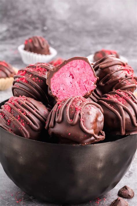 Raspberry Truffles Recipe Xoxobella