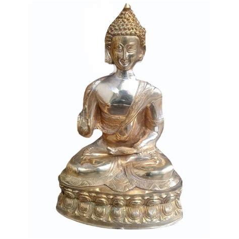 Golden Brass Buddha Statue At Rs 12000 In Aligarh Id 2851550853273