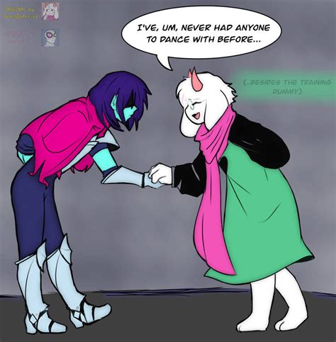 Colored Kris And Ralsei Dancing By Devluca17 On Deviantart