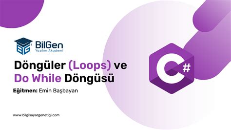 C Ile Döngüler Loops Ve C Do While Döngüsü