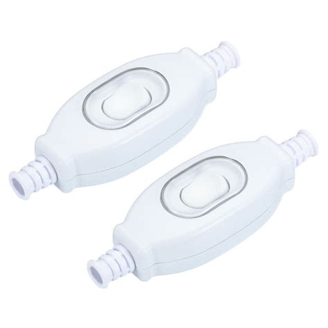 Uxcell 6mm Inline Cord Switch Waterproof Appliance Switch Ac 250v 3a On Off Rocker Switch Ip65