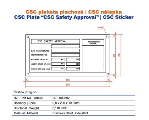Container Identification Hz