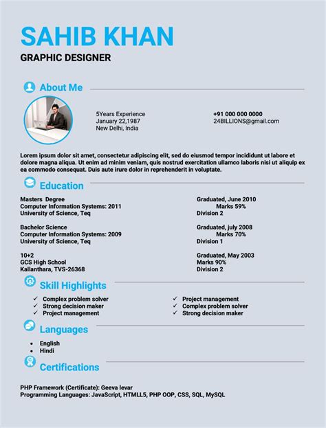 Fresher CV Format In Word Download Resume PDF Resume Format For Freshers Resume Format Basic