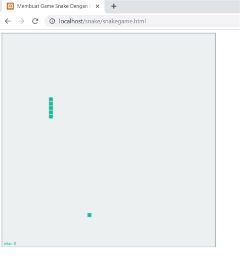 CARA MEMBUAT GAME SNAKE DI HTML