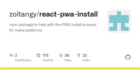 Github Zoltangy React Pwa Install Npm Package To Help With The Pwa Install Process For Many
