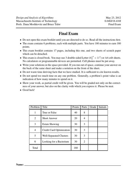 final exam pdf vertex graph theory computational complexity theory