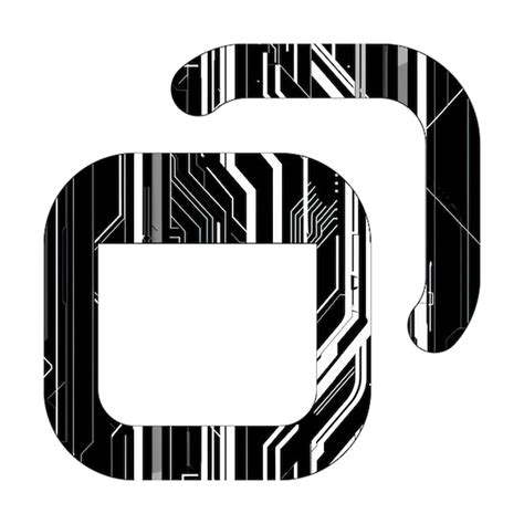 Premium Photo Window Restore Icon Black White Technology Texture