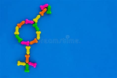 A Combined Male And Female Symbol Used To Denote Intersexuality And Androgyny Stock Photo