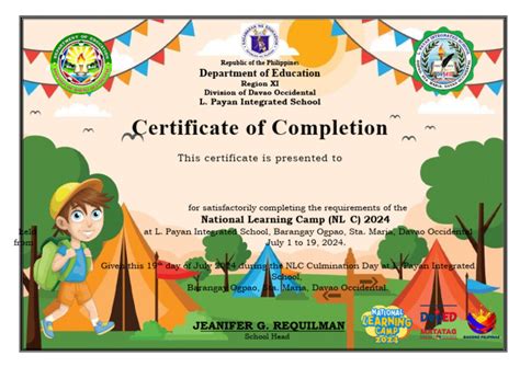 V2 Nlc Certificate Of Completion Learner Pdf