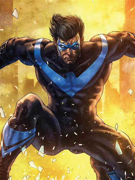 Nightwing Dc Comics Dick Grayson 4k Descarga De Fondo De Pantalla