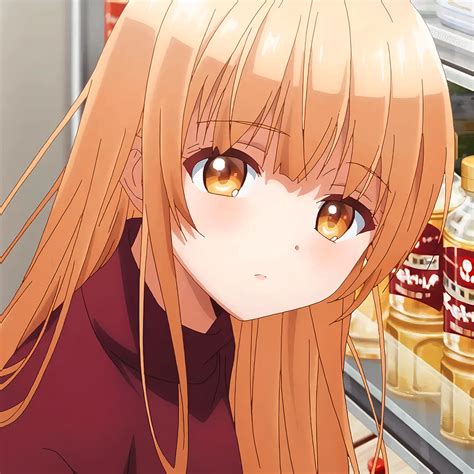 Mahiru Shiina Ilustrasi Karakter Lukisan Cahaya Gambar Animasi Kartun