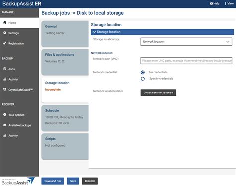 Create A Local Backup