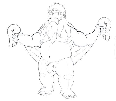 Rule 34 Balls Beard Dwarf Facial Hair Foreskin Genitals Humanoid Looking At Viewer Male