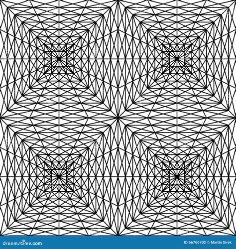 Vector Modern Seamless Geometry Pattern Squares 3d Black And White Abstract Stock Vector