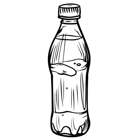 컬러링 책 병의 트 터 일러스트레이션 프리미엄 벡터