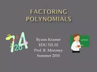 PPT Factoring Polynomials PowerPoint Presentation Free Download ID 326069