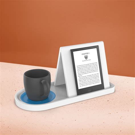 🔺 Triangle Book Holder Tablet Kindle Cup Holder Table Or Nightstand