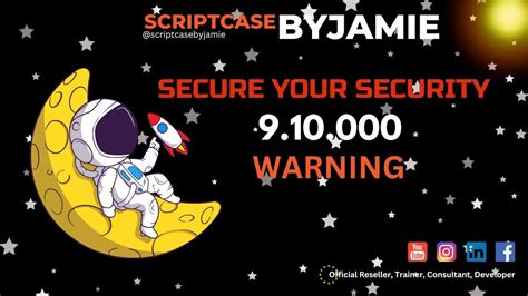 Crucial Security Adjustments In Scriptcase 910000 Essential User