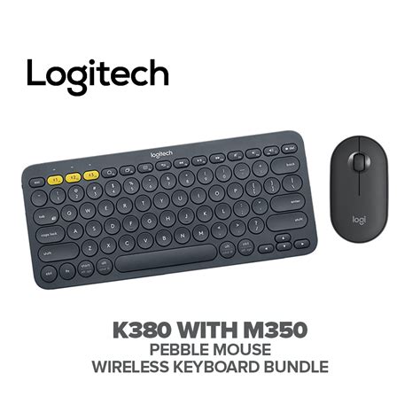 Logitech K380 Plus M350 Pebble Mouse Bluetooth Wireless Keyboard Bundle Shopee Philippines