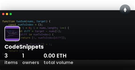 Codesnippets Collection Opensea