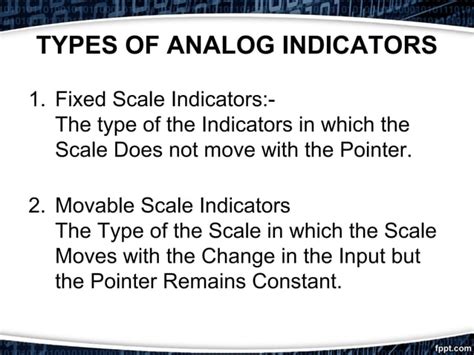 Digital And Analog Indicators Ppt Physics Science Digital And Analog Indicators Ppt Physics Science