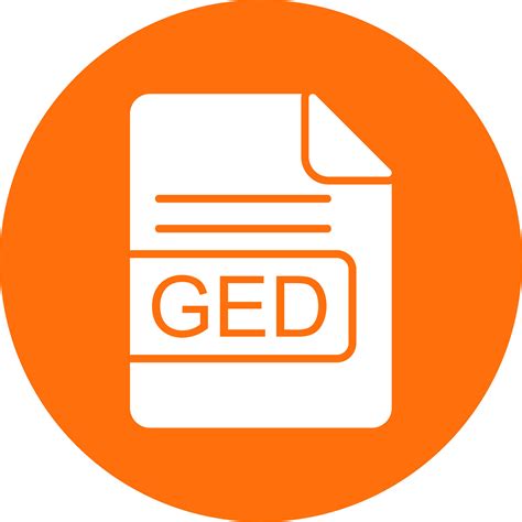 Ged File Format Multi Color Circle Icon 43589151 Vector Art At Vecteezy